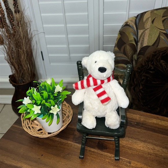 Jellycat | Toys | Jellycat Bashful Pax Polar Bear Red White Striped ...